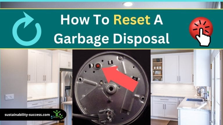 How To Reset A Garbage Disposal (in 3 EASY Steps)