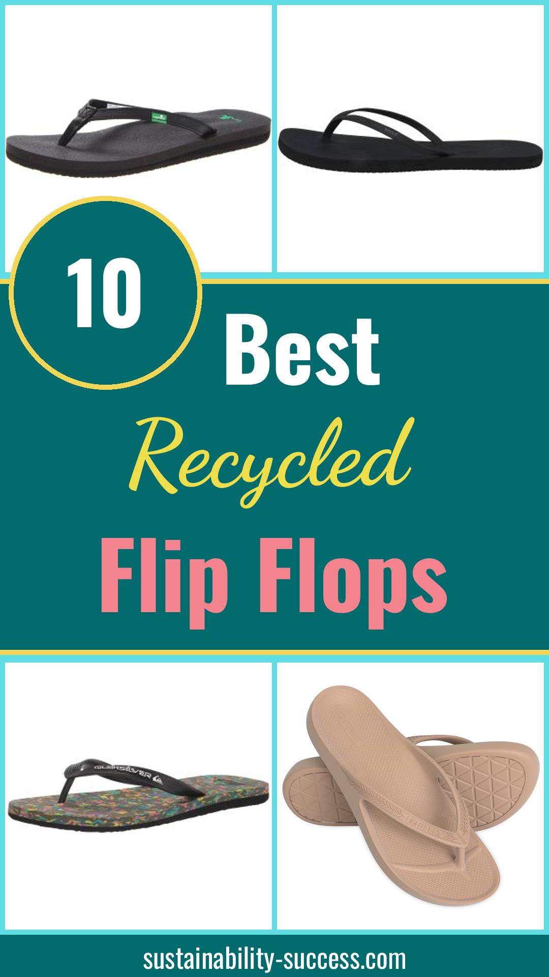 10 Best Recycled Flip Flops (Eco-Friendly)