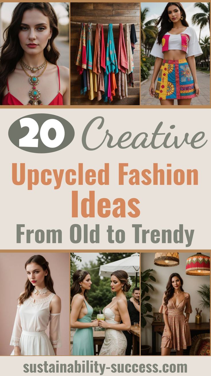 20 Creative Upcycled Fashion Ideas: From Old to Trendy