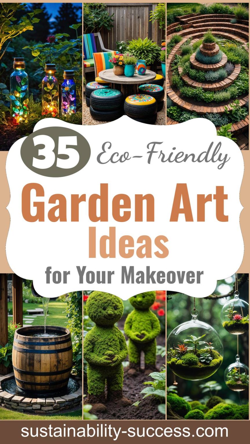 35 Eco-Friendly Garden Art Ideas for Your Makeover