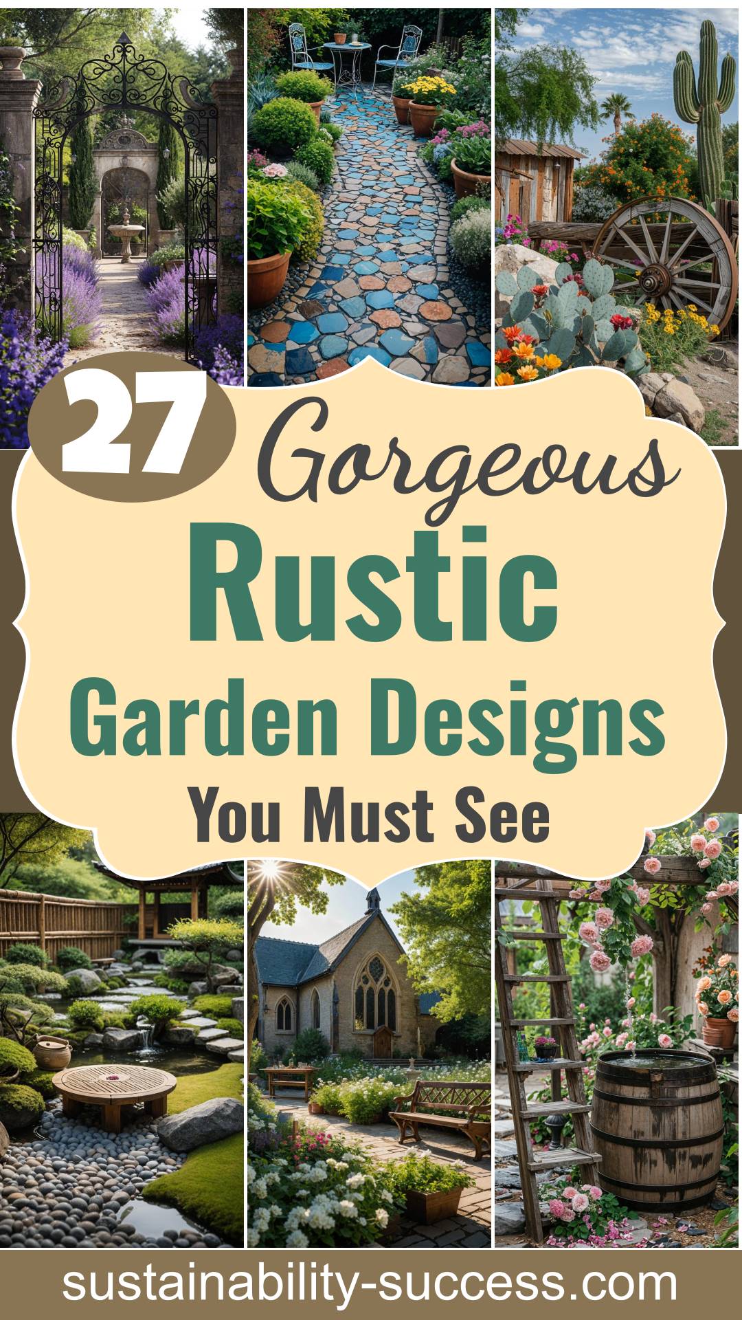 27 Gorgeous Rustic Garden Designs You Must See