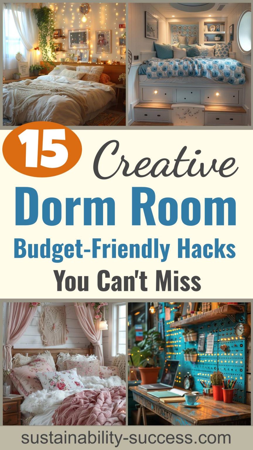 15 Budget-Friendly Dorm Room Hacks You Can't Miss