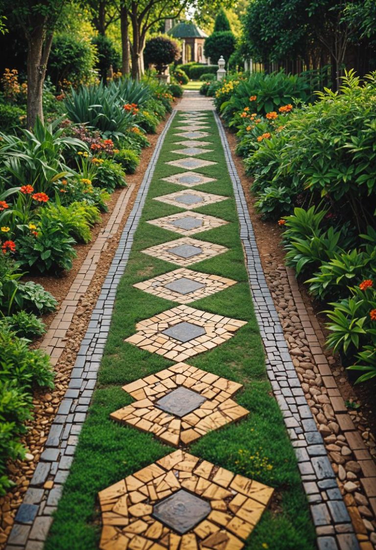 21 Cheap DIY Walkway Ideas to Transform Your Yard