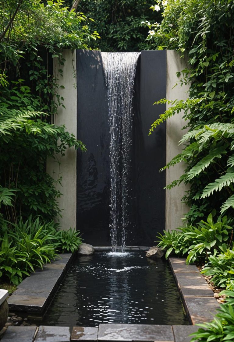 19 Lovely Small Garden Waterfalls to Inspire