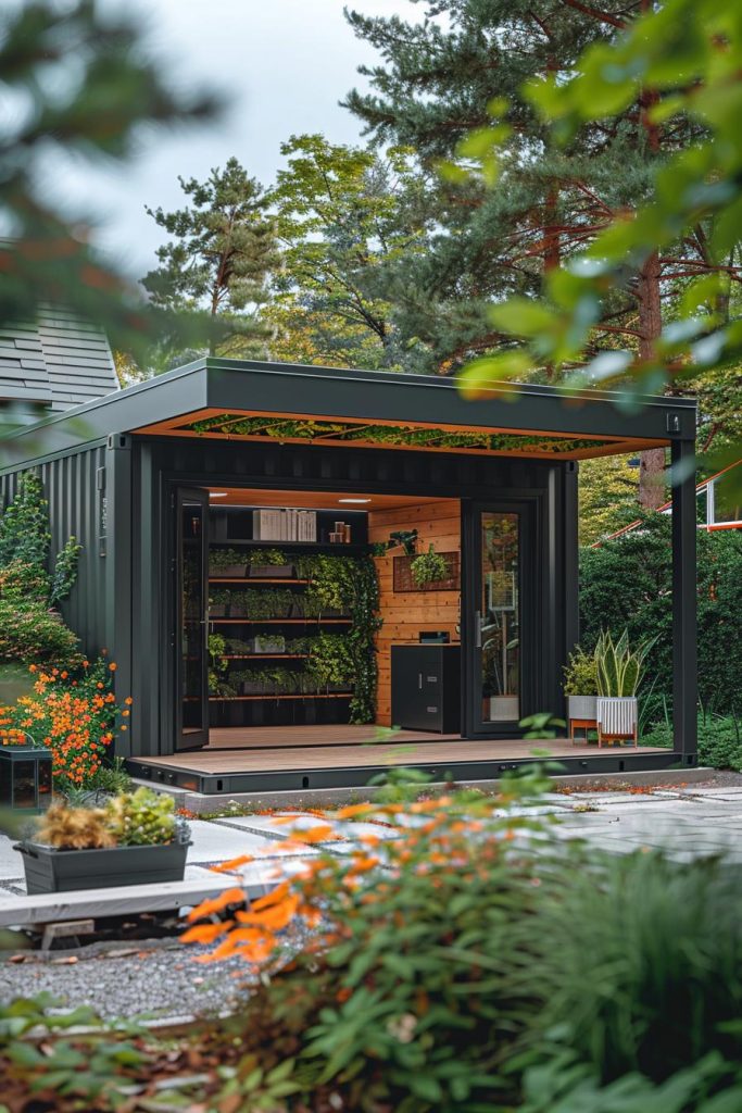 15 Stunning Shipping Container Sheds to Inspire Your Next Project