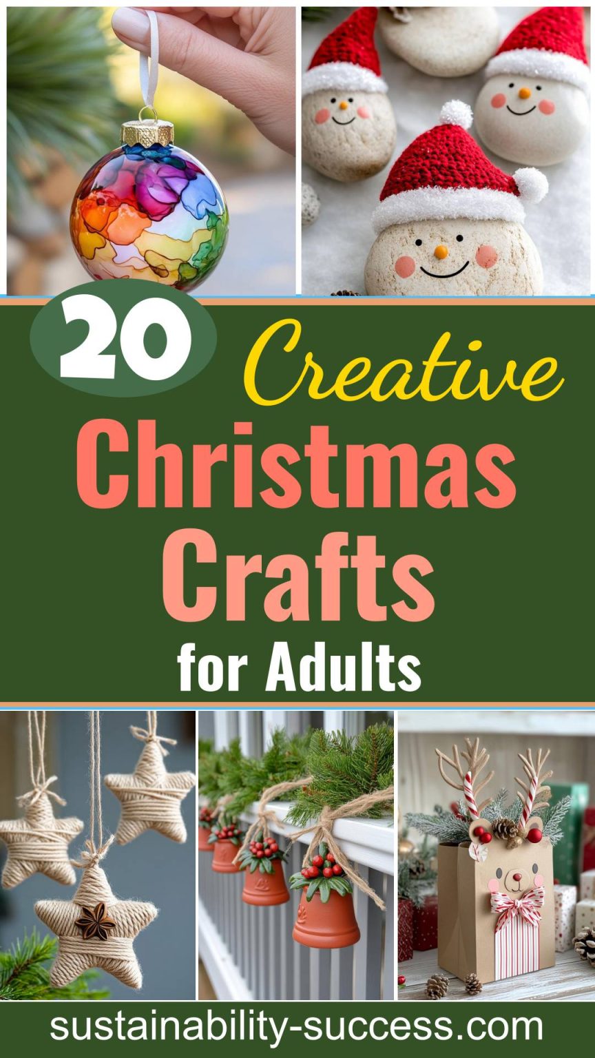 20 Creative Christmas Crafts Adults Will Love to Make