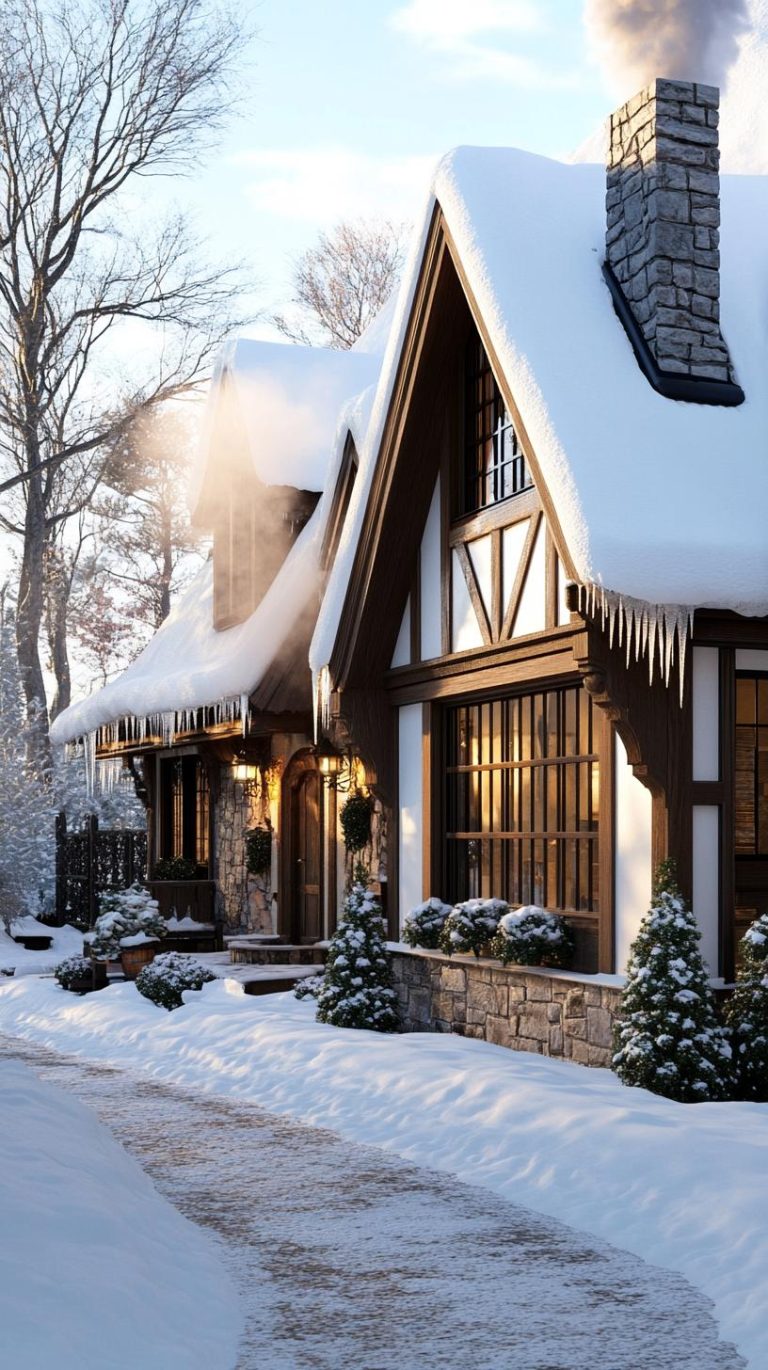 21 Best Winter House Exteriors to Inspire You