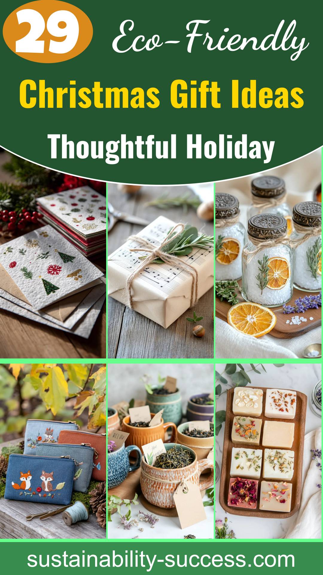29 Eco-Friendly Christmas Gift Ideas DIY for a Thoughtful Holiday