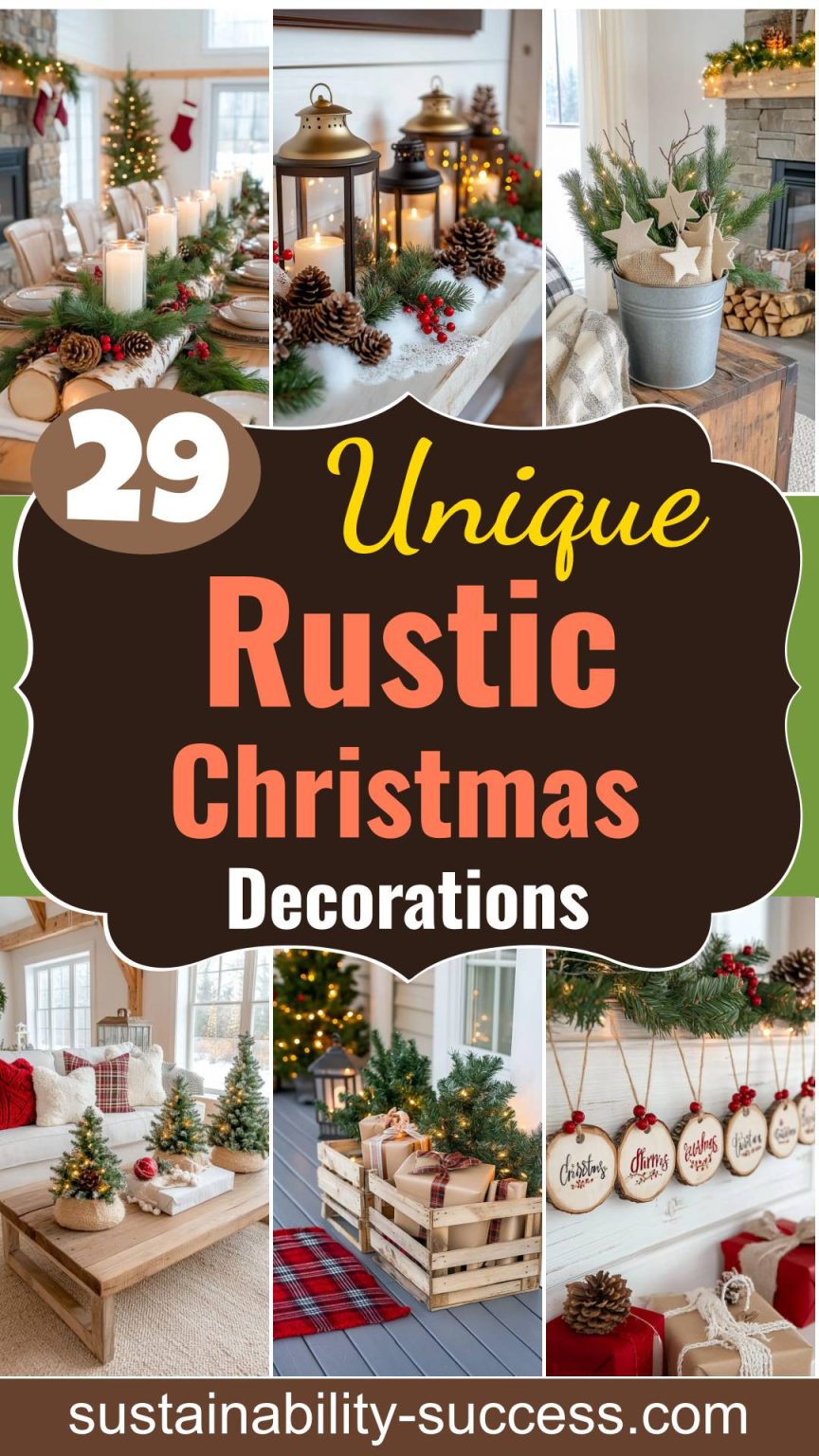 29 Unique Rustic Christmas Decorations You Must See