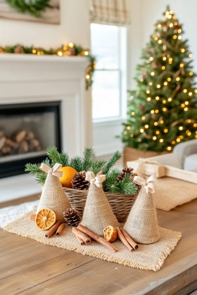 23 Burlap Christmas Decor Ideas for a Unique Rustic Holiday