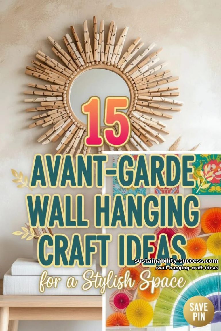 15 Avant-Garde Wall Hanging Craft Ideas for a Stylish Space