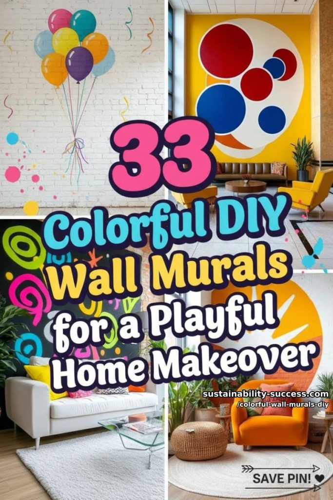 33 Colorful DIY Wall Murals for a Playful Home Makeover