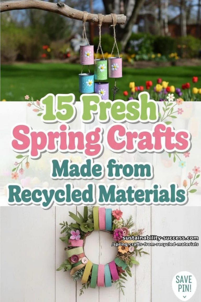 15 Unique Spring Crafts Made from Recycled Materials