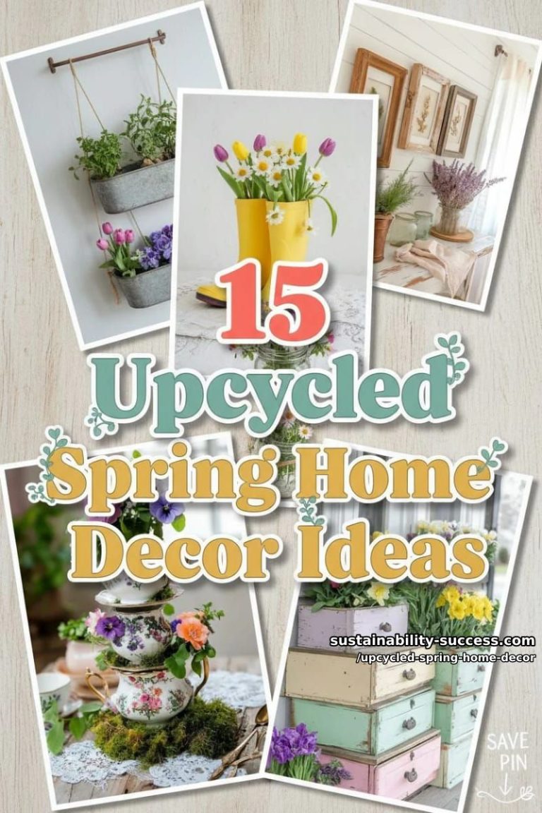 15 Upcycled Spring Home Decor for a Refreshing Look