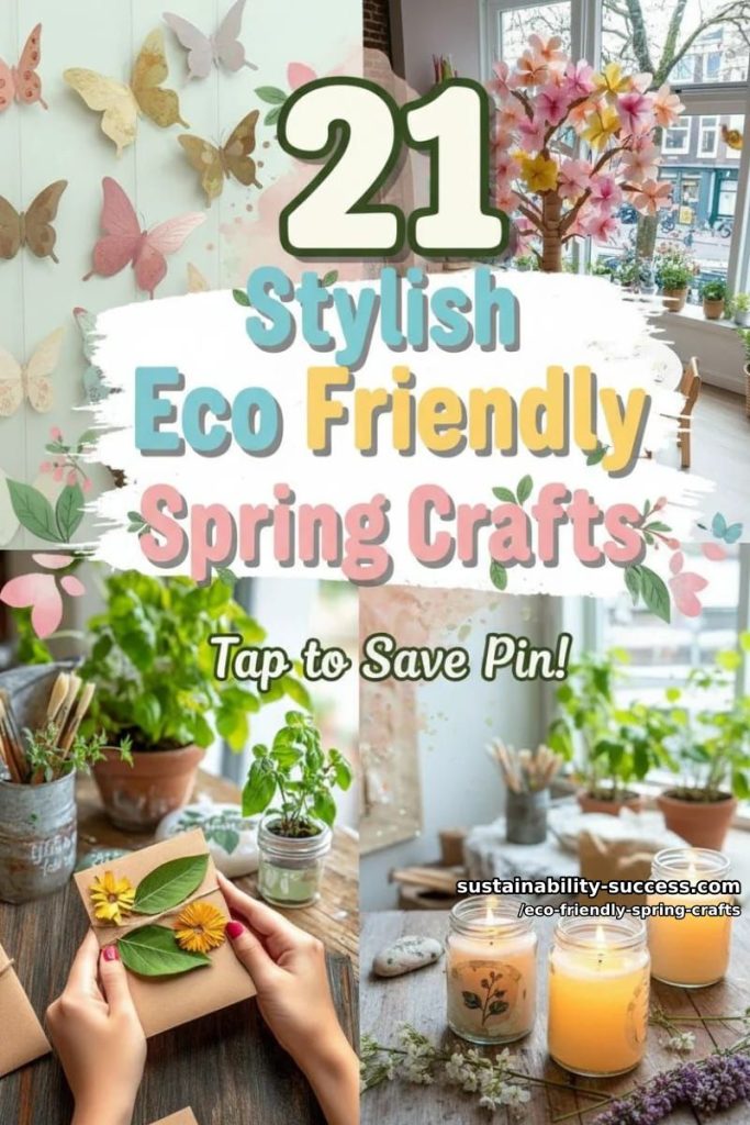 21 Stylish Spring Crafts with an Eco Friendly Twist