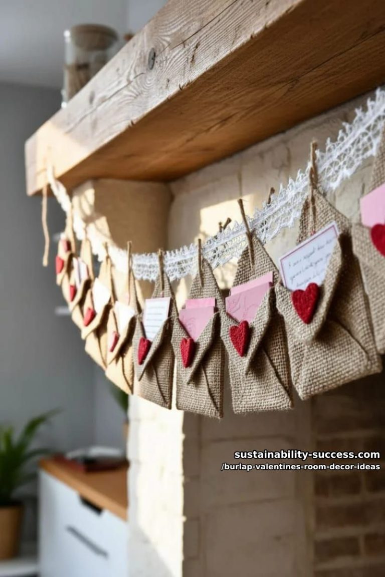 15 Burlap Valentine's Room Decor Ideas for a Rustic and Romantic Feel