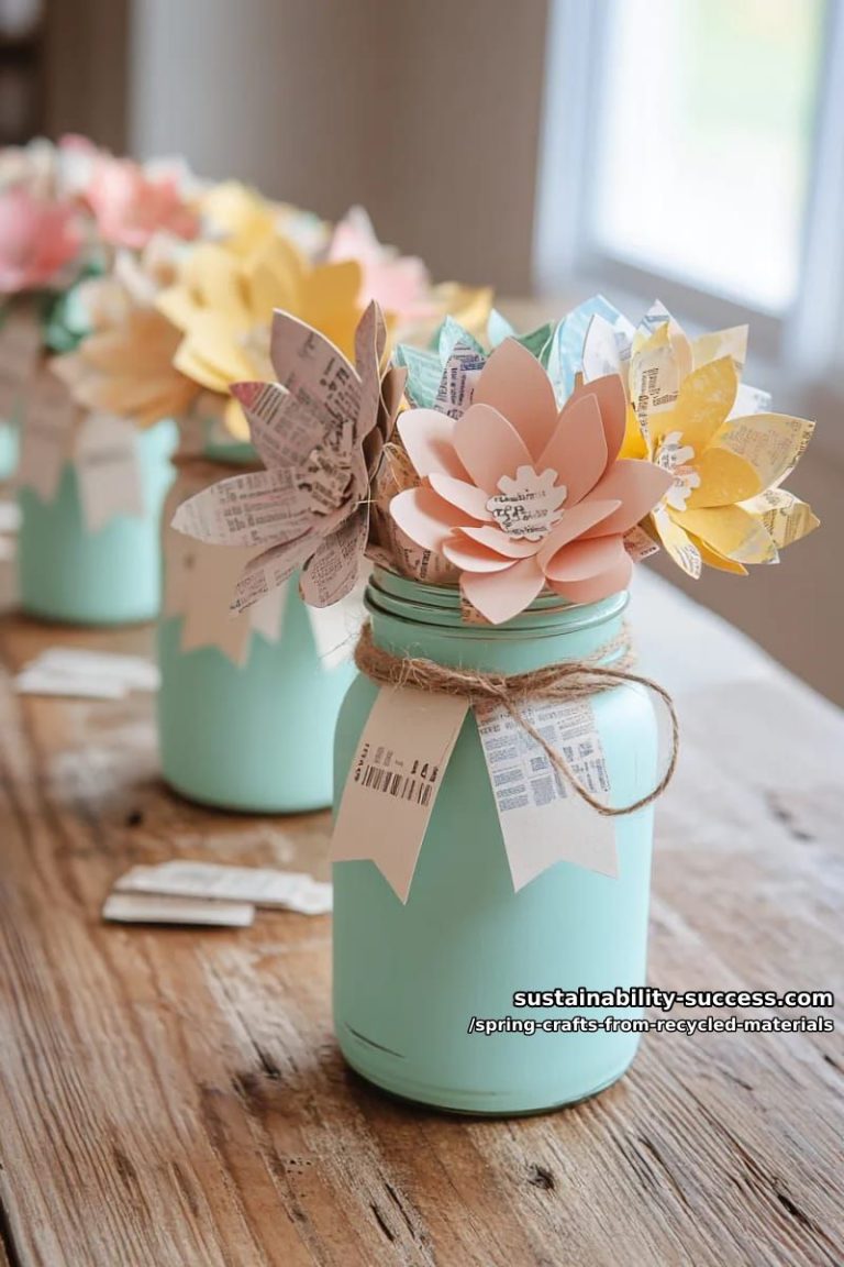 15 Unique Spring Crafts Made from Recycled Materials