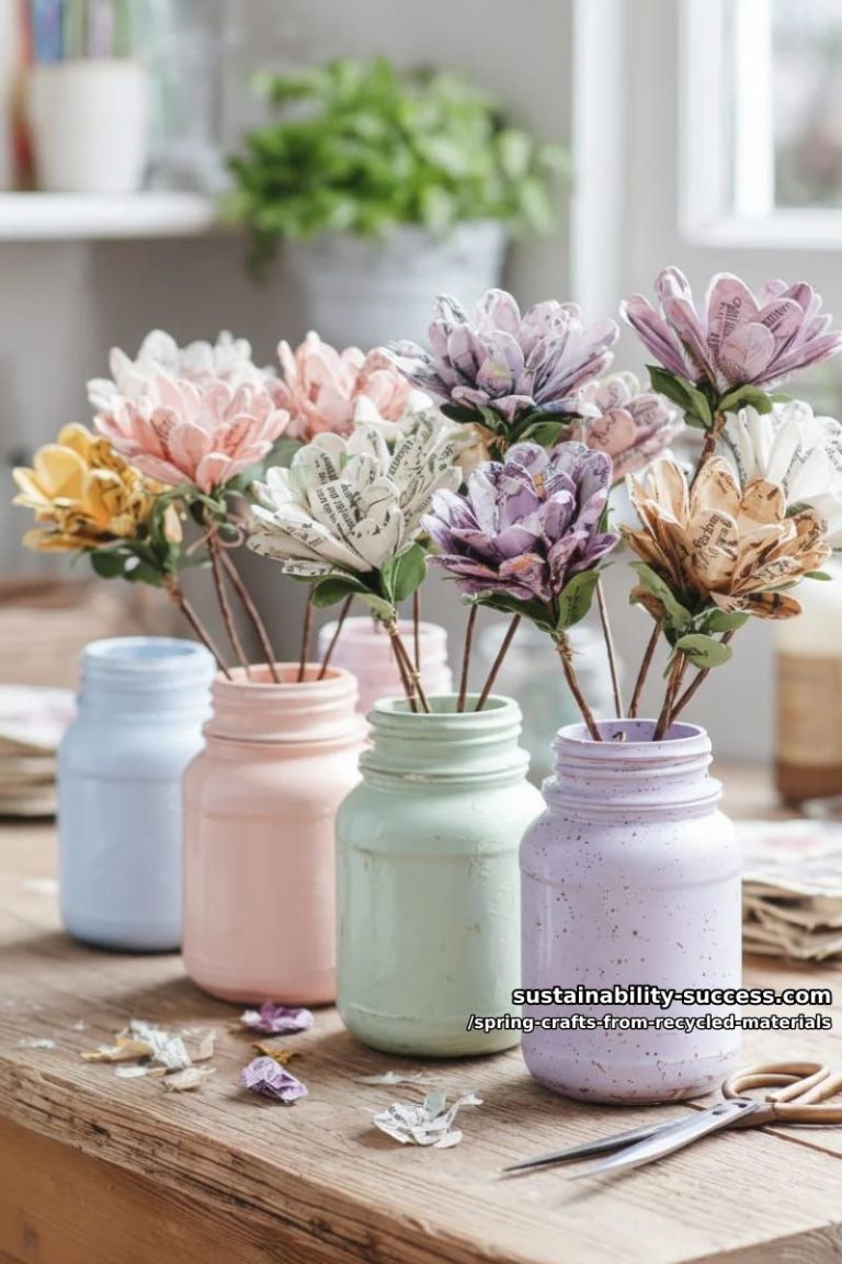 15 Unique Spring Crafts Made from Recycled Materials