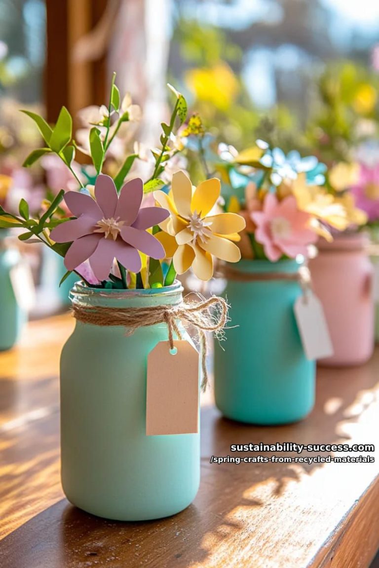 15 Unique Spring Crafts Made from Recycled Materials
