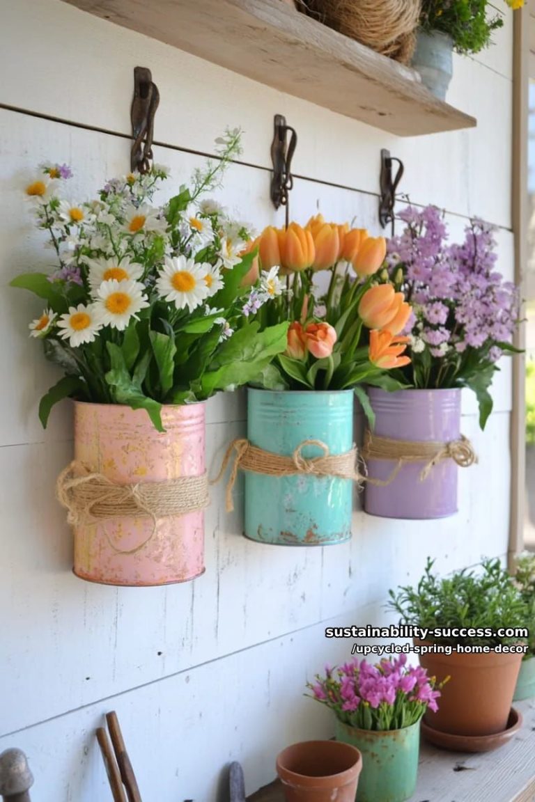 15 Upcycled Spring Home Decor for a Refreshing Look