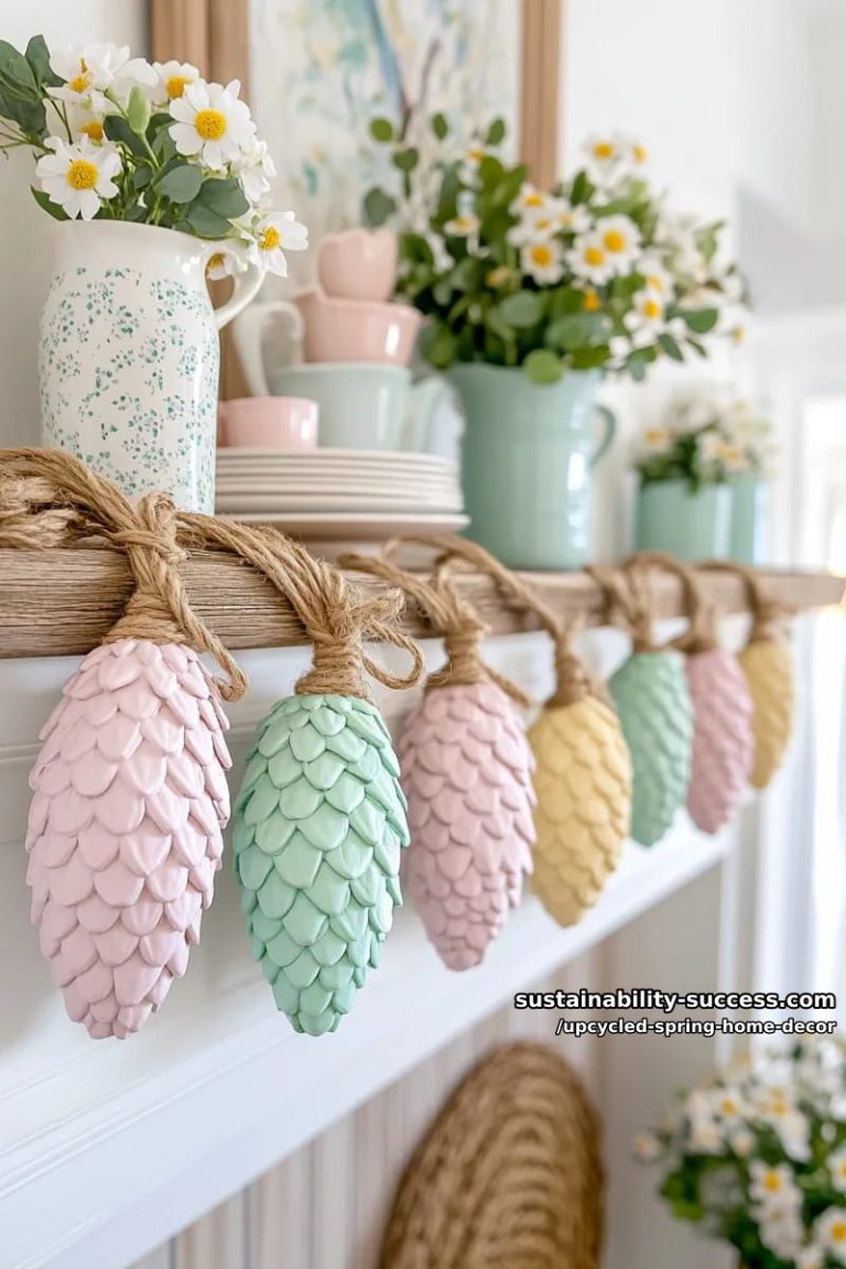 15 Upcycled Spring Home Decor for a Refreshing Look