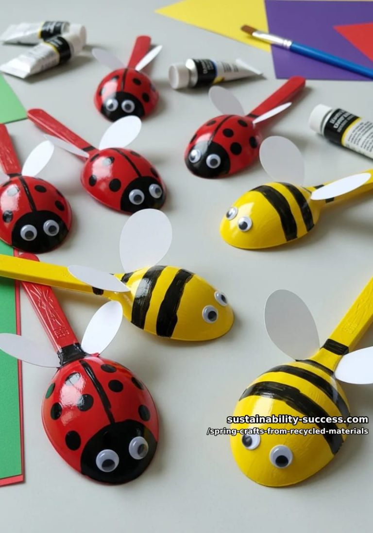 15 Unique Spring Crafts Made from Recycled Materials