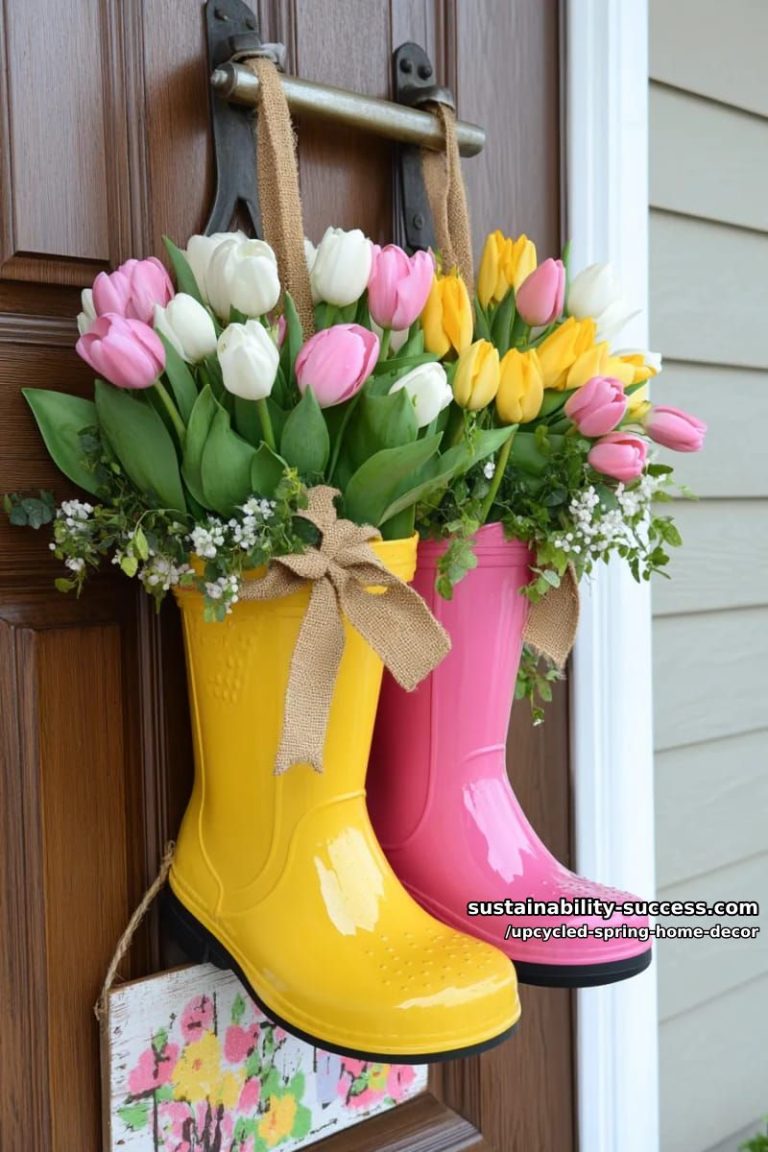 15 Upcycled Spring Home Decor for a Refreshing Look