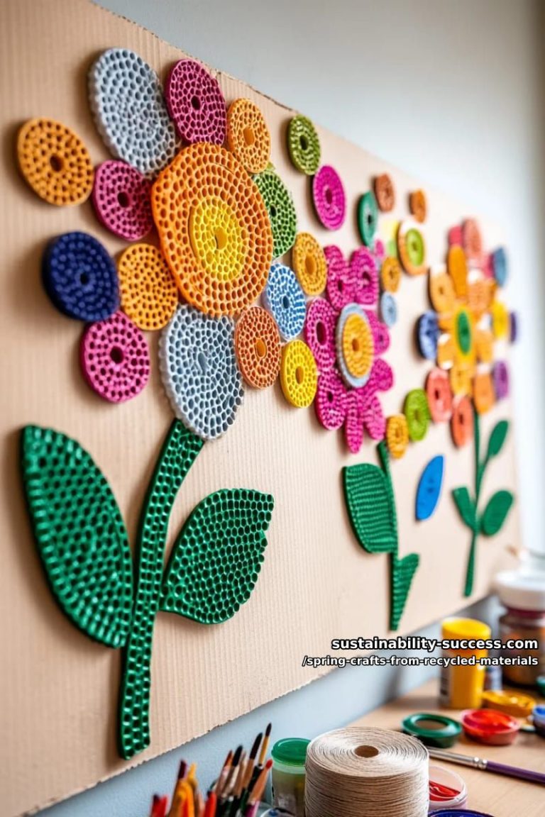 15 Unique Spring Crafts Made from Recycled Materials