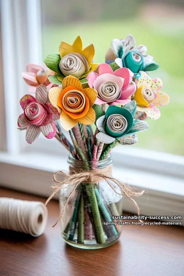 15 Unique Spring Crafts Made from Recycled Materials