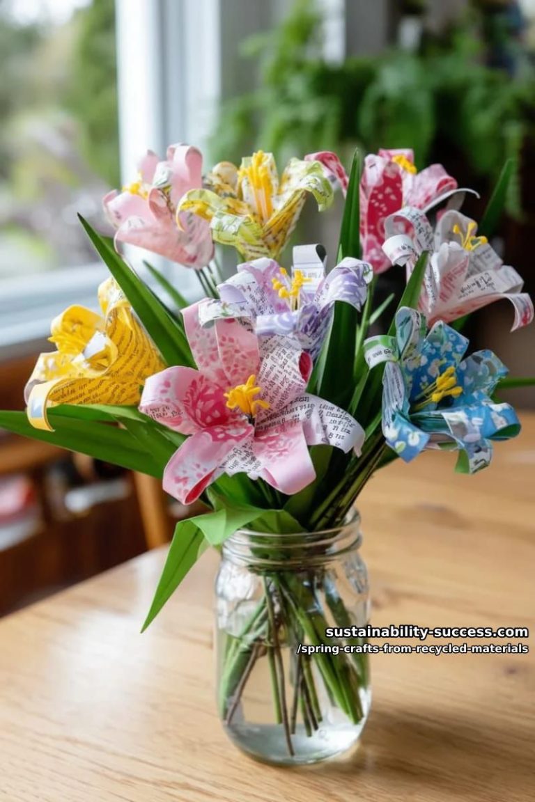 15 Unique Spring Crafts Made from Recycled Materials