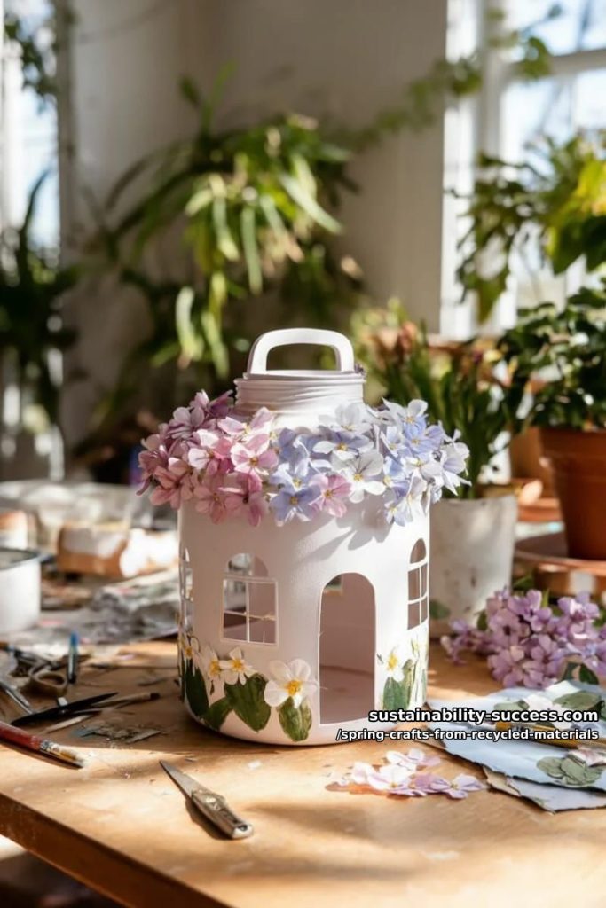15 Unique Spring Crafts Made from Recycled Materials