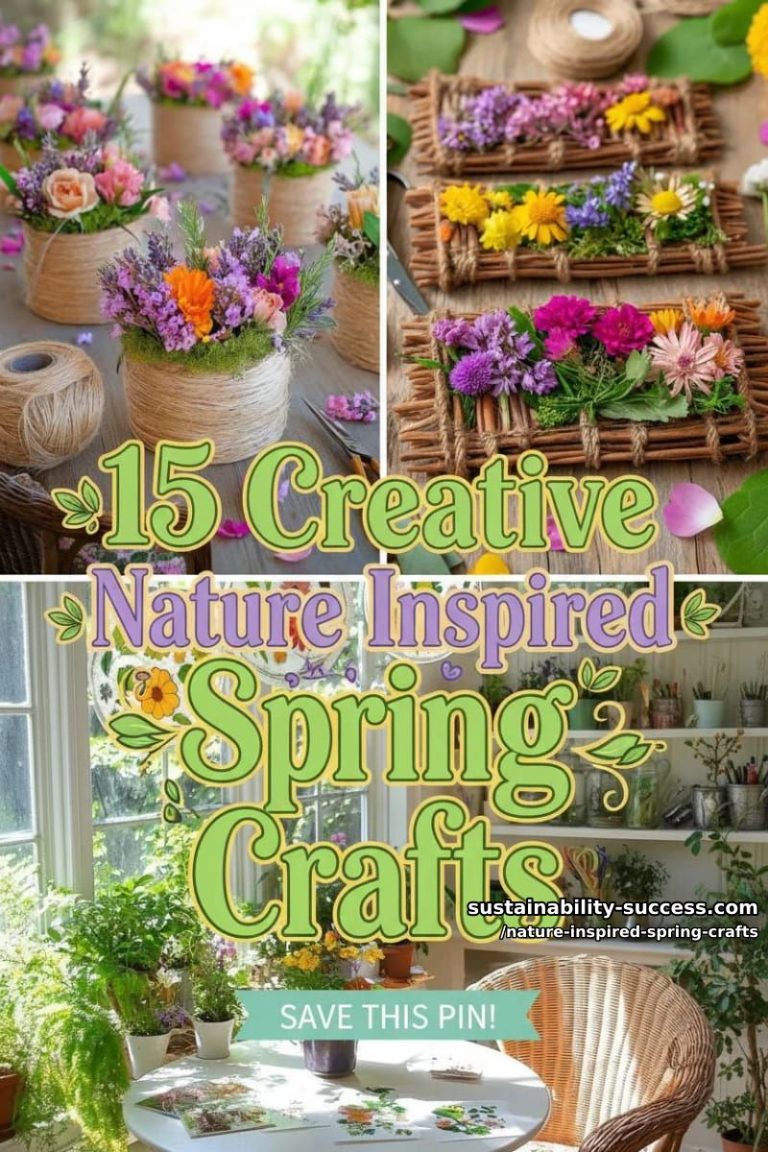 15 Unique Nature Inspired Spring Crafts