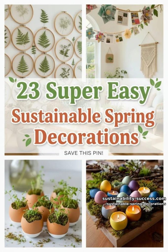 23 Easy and Sustainable Spring Decorations