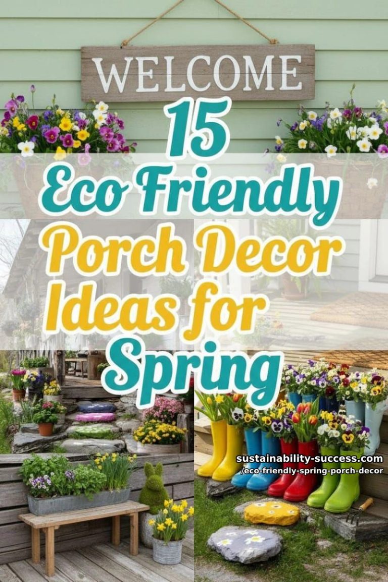 15 Trendy Eco Friendly Spring Porch Decor Ideas for 2026