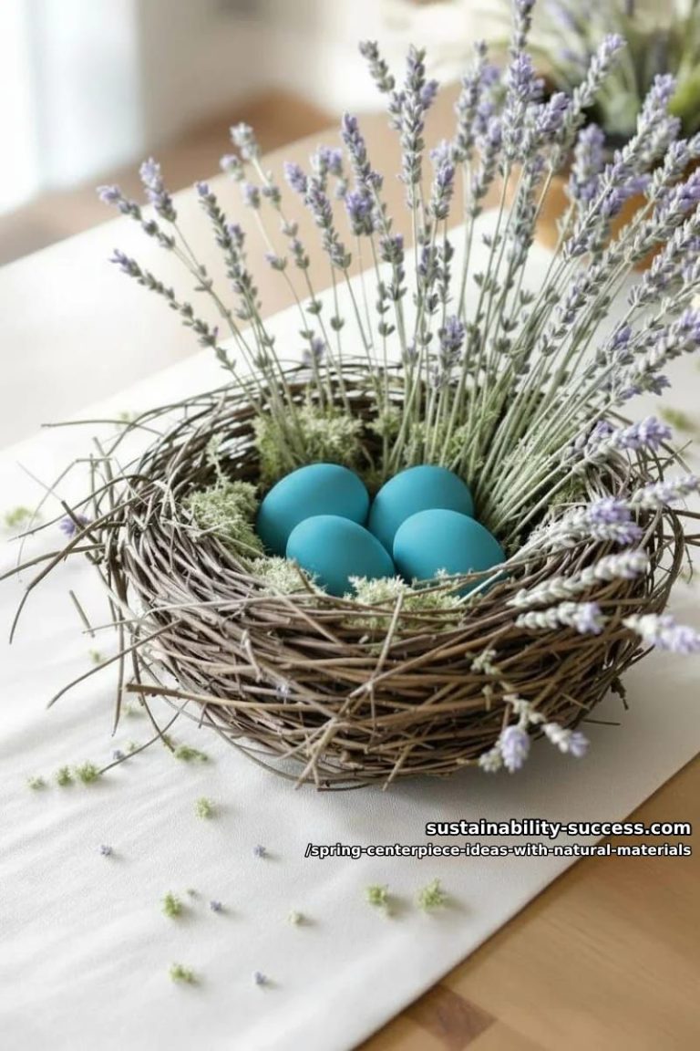 21 Unique Spring Centerpiece Ideas Made With Natural Materials