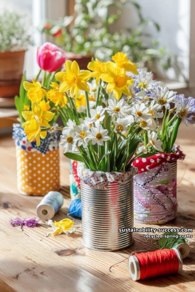 27 Recycled Spring Crafts to Spark Your Creativity